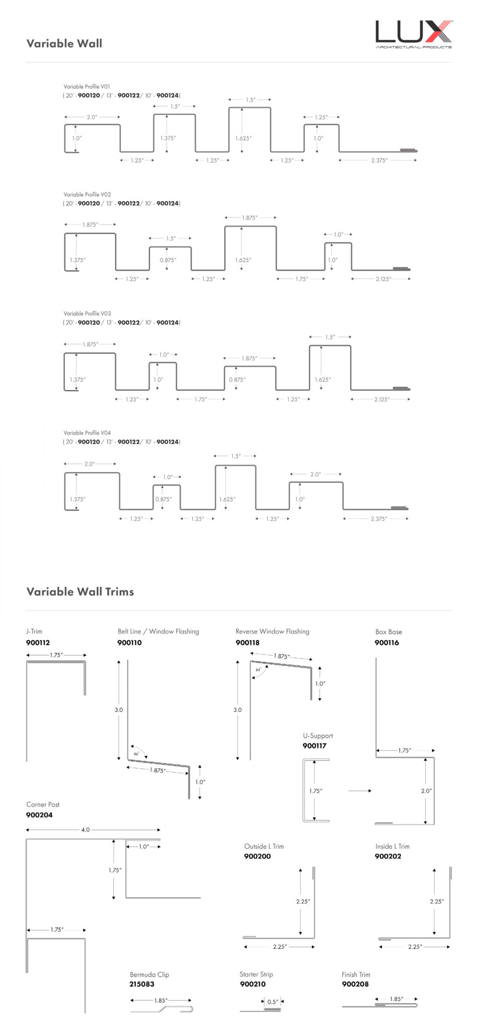 Metal Craft Series - Lux Architectural Products
